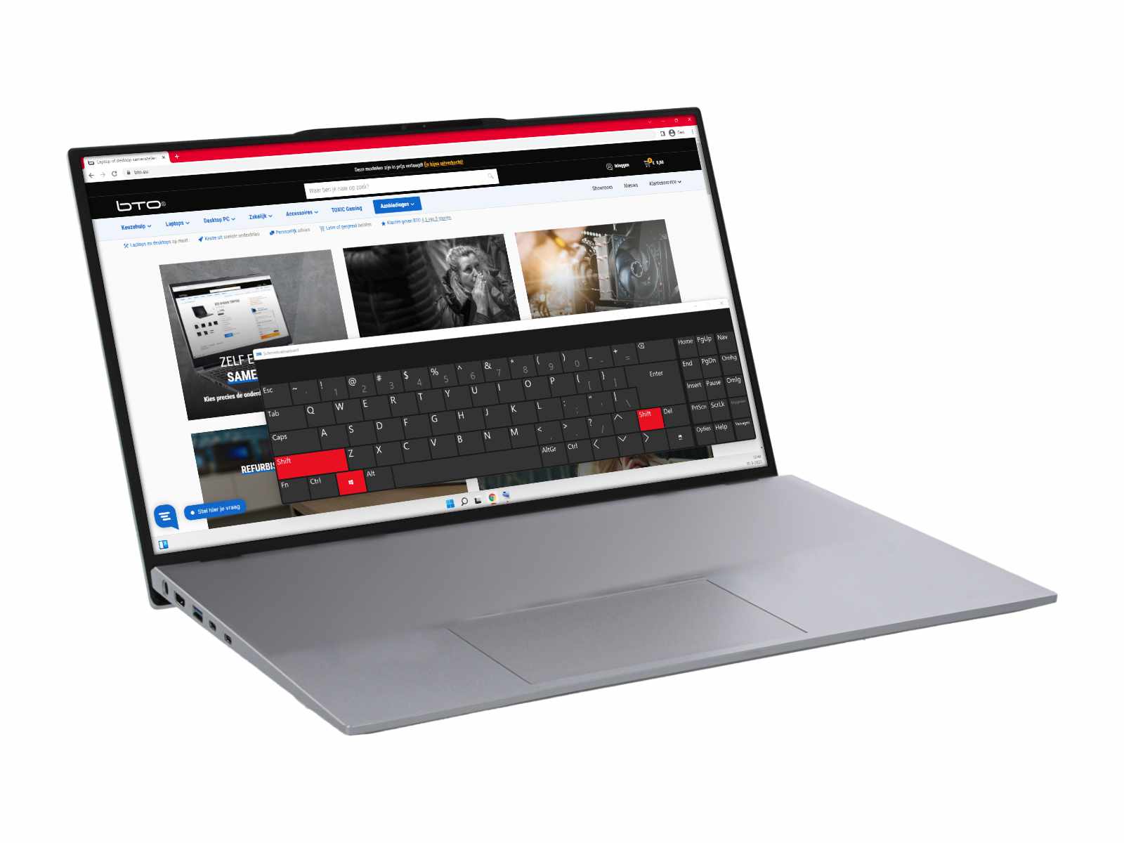 BTO lanceert toetsloze laptops - BTO