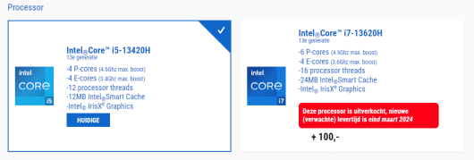Een Intel®Core™ i7 of een Intel®Core™ i7? Welke kies je? - BTO