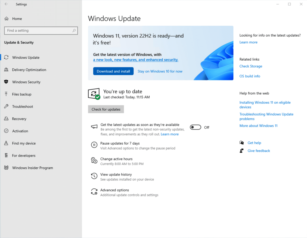 Windows 10 naar Windows 11 upgrade - BTO